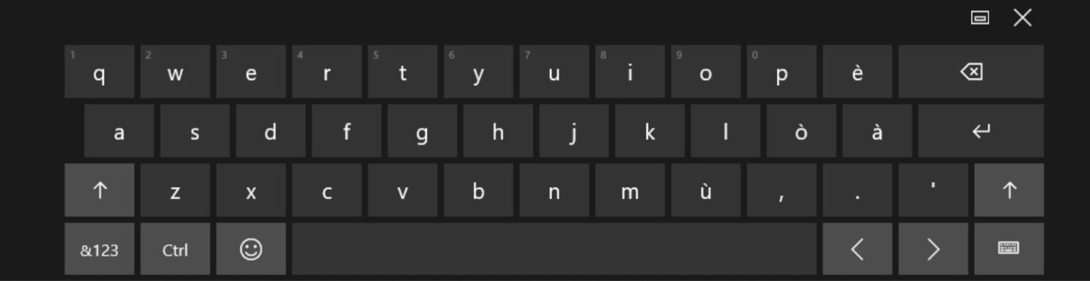 Tastiera virtuale Windows 10 - Come attivarla e guida completa