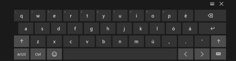 Tastiera virtuale Windows 10 - Come attivarla e guida completa